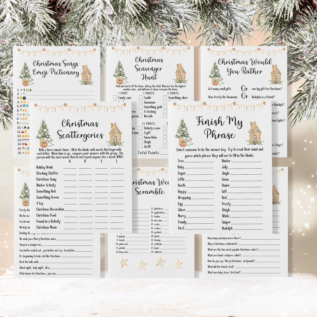 10-christmas-family-games-bundle-printable-games-for-kids-etsy-new