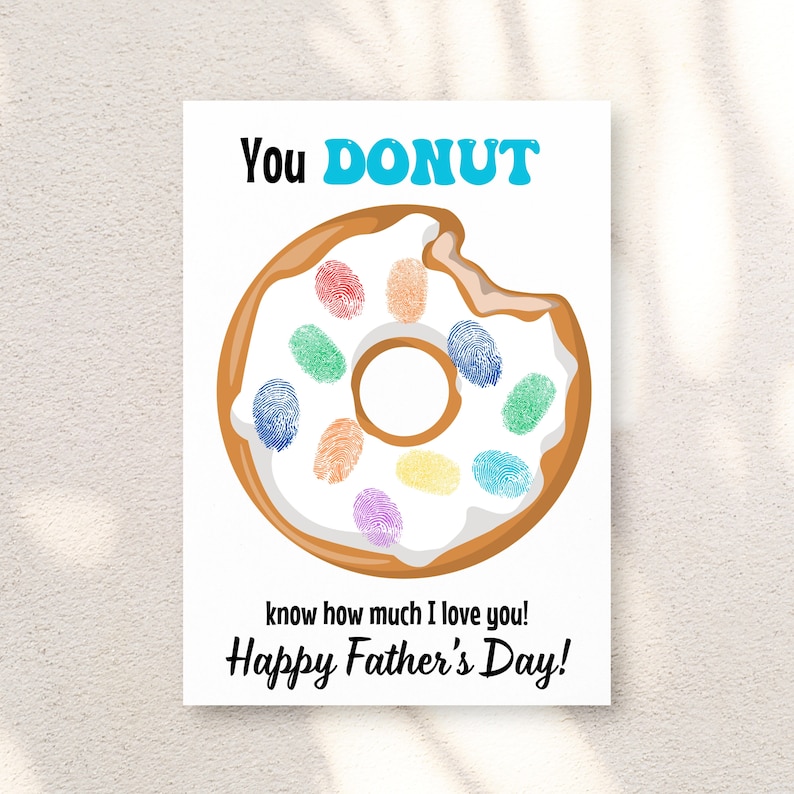 Father's Day Handprint Keepsake Art, Gift for Dad, Toddler Craft ...