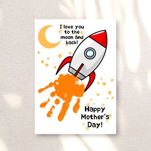 Mother's Day Handprint Footprint Craft Bundle, Handprint Art ...