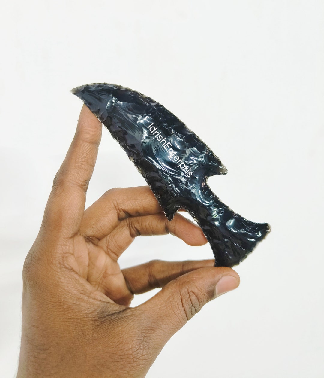 Black Obsidian Athame Obsidian Knife Man Handmade Knife Gemstone ...