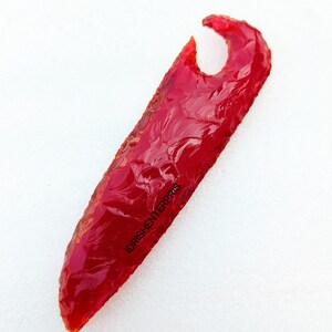 Red Carnelian Glass Knife, Crystal Athame Dagger (5.5-6 Inches) - Etsy