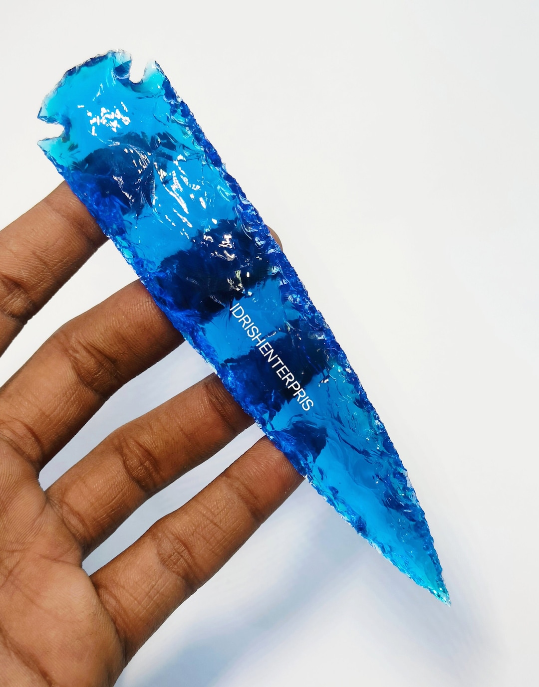 Amazing Rare Blue Glass Arrow Heads Stone Arrow Gamestone Arrow Head ...