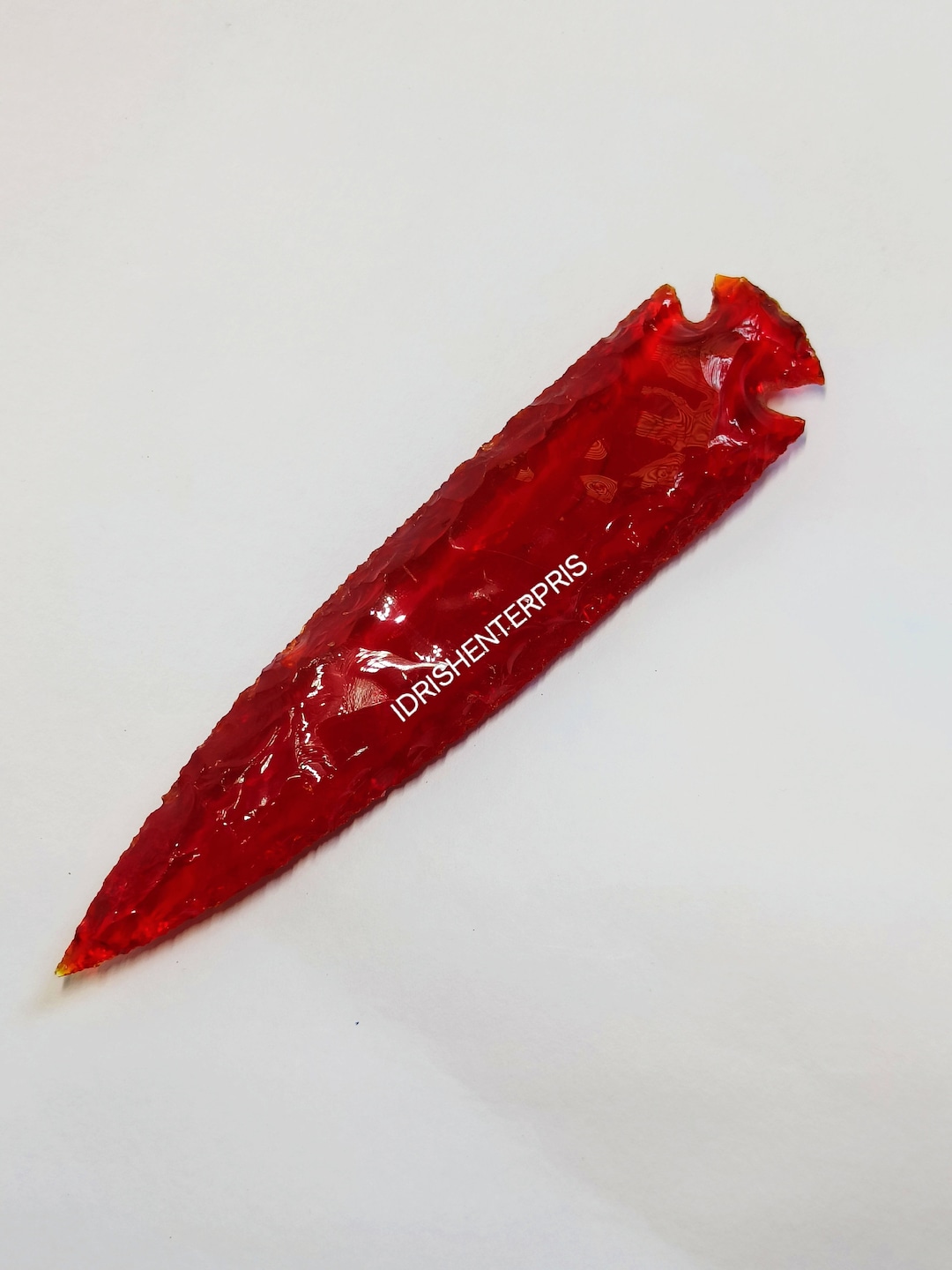 Beautiful Red Carnelian Arrow Head Glass Crystal Arrow Heads Hand ...