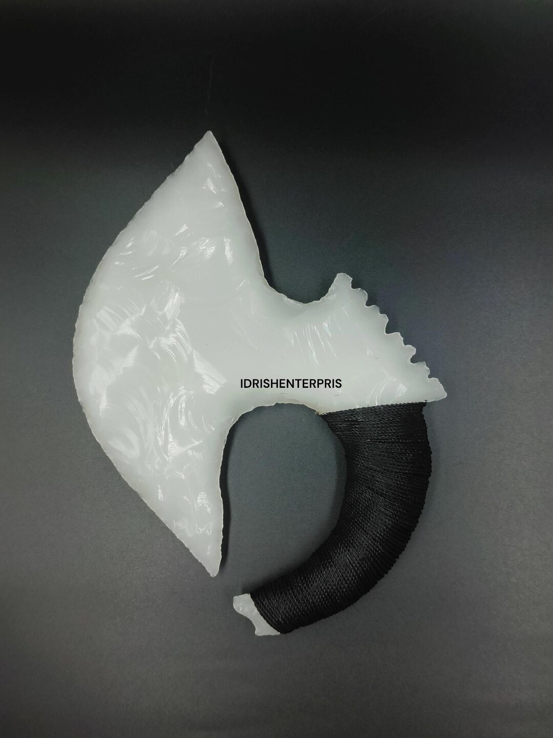 White Jade Axe With Black Thread,obsidian Axe,crystal Dagges,lava Blade ...