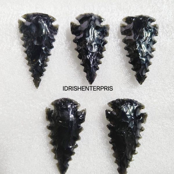 Obsidian Arrowheads - Etsy