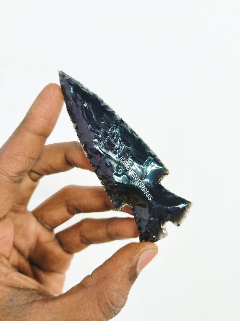 Obsidian Arrowheads Obsidian Arrowheads Handmade Arrow Crystal Hand ...