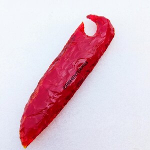 Red Carnelian Glass Knife, Crystal Athame Dagger (5.5-6 Inches) - Etsy