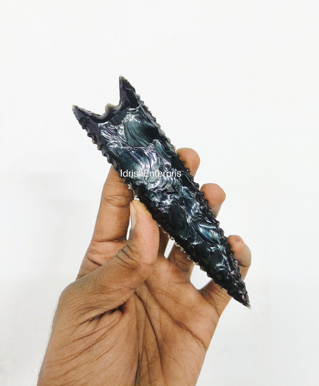 Obsidian Flint Arrowheads Obsidian Arrowheads Handmade Arrow Crystal ...