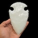 Handcrafted White Jade Glass Arrowhead – Stone Age Replica, Survival ...