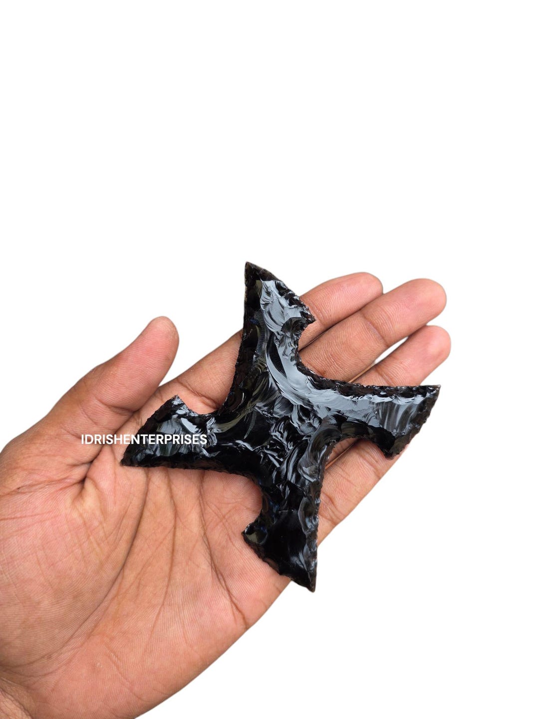 Handcrafted Obsidian Ninja Star: Razor-sharp Throwing Star - 3.5" - Etsy