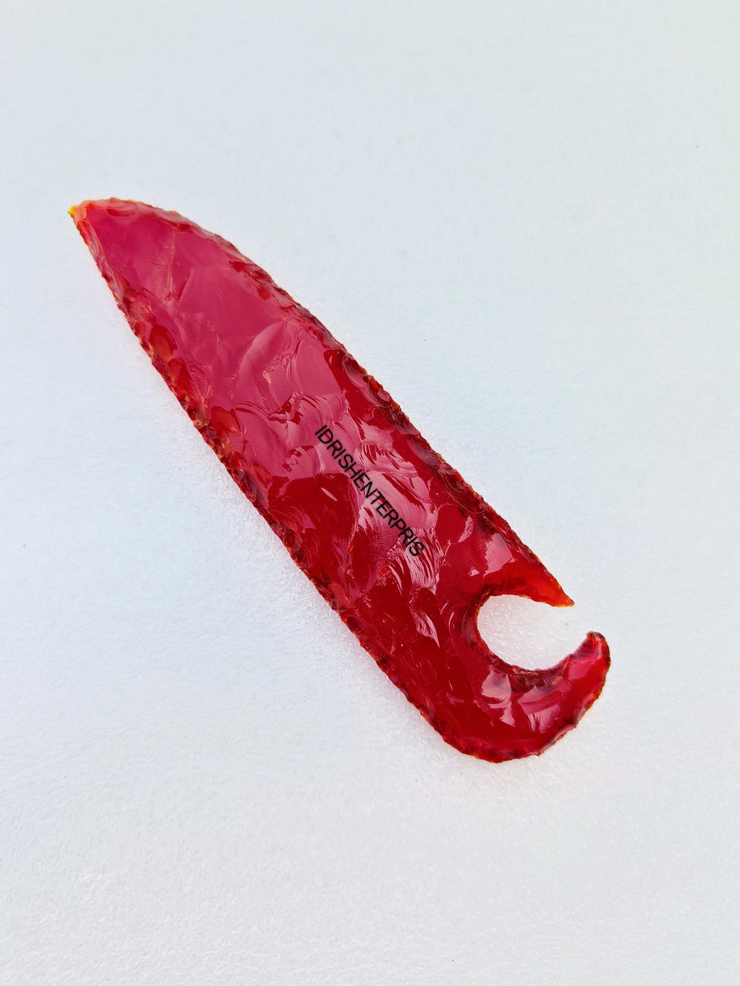 Beautiful Red Carnelian Glass Knife Hand Knapped Crystal Knives Stone ...