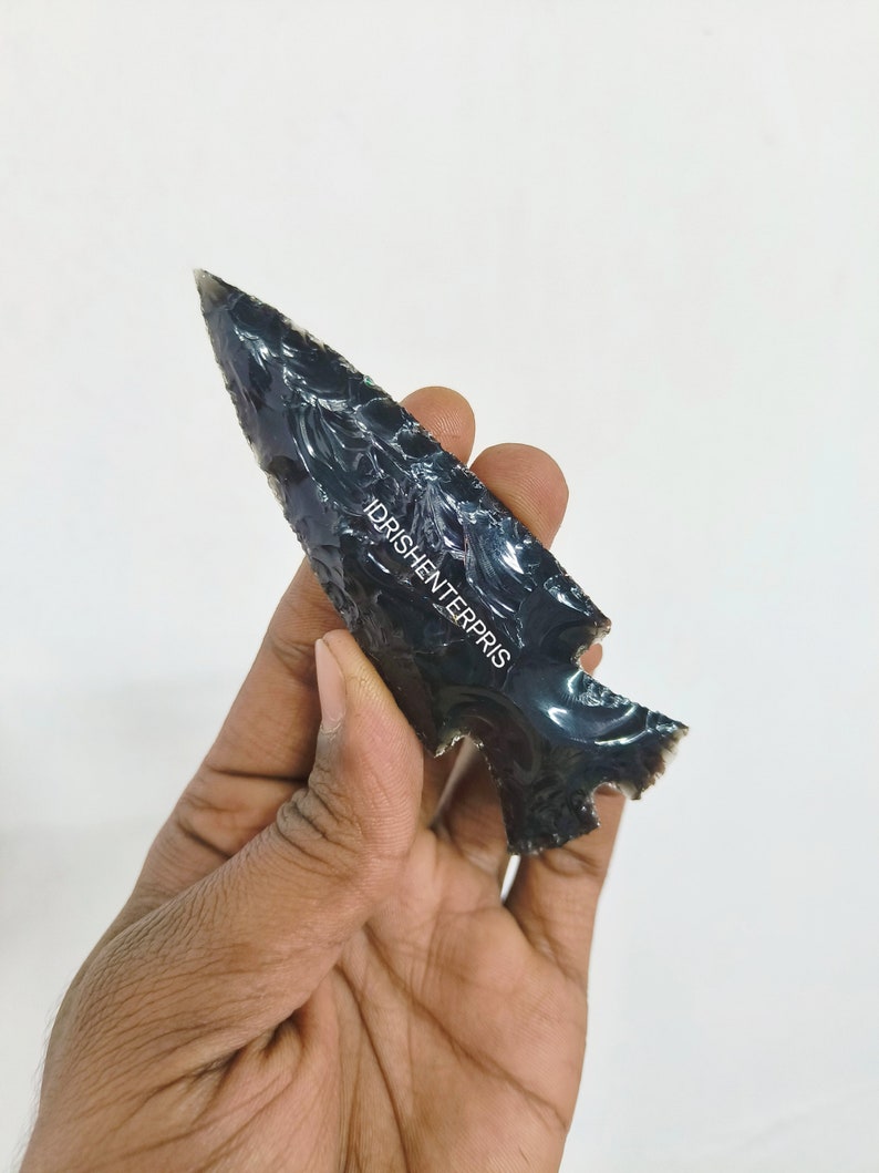 Obsidian Arrowheads Obsidian Arrowheads Handmade Arrow Crystal Hand ...