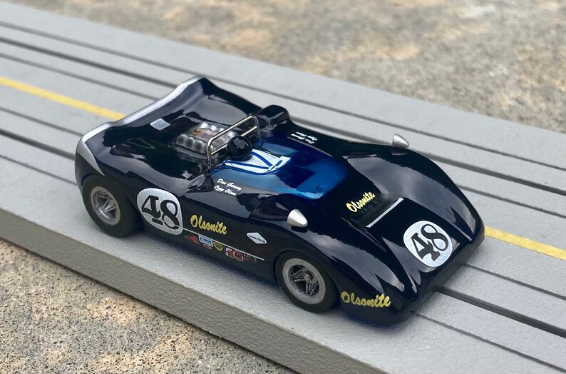 BHR Gurney AAR Lola T160 Custom Slot Car, H0 1/64, Artist Signed - Etsy