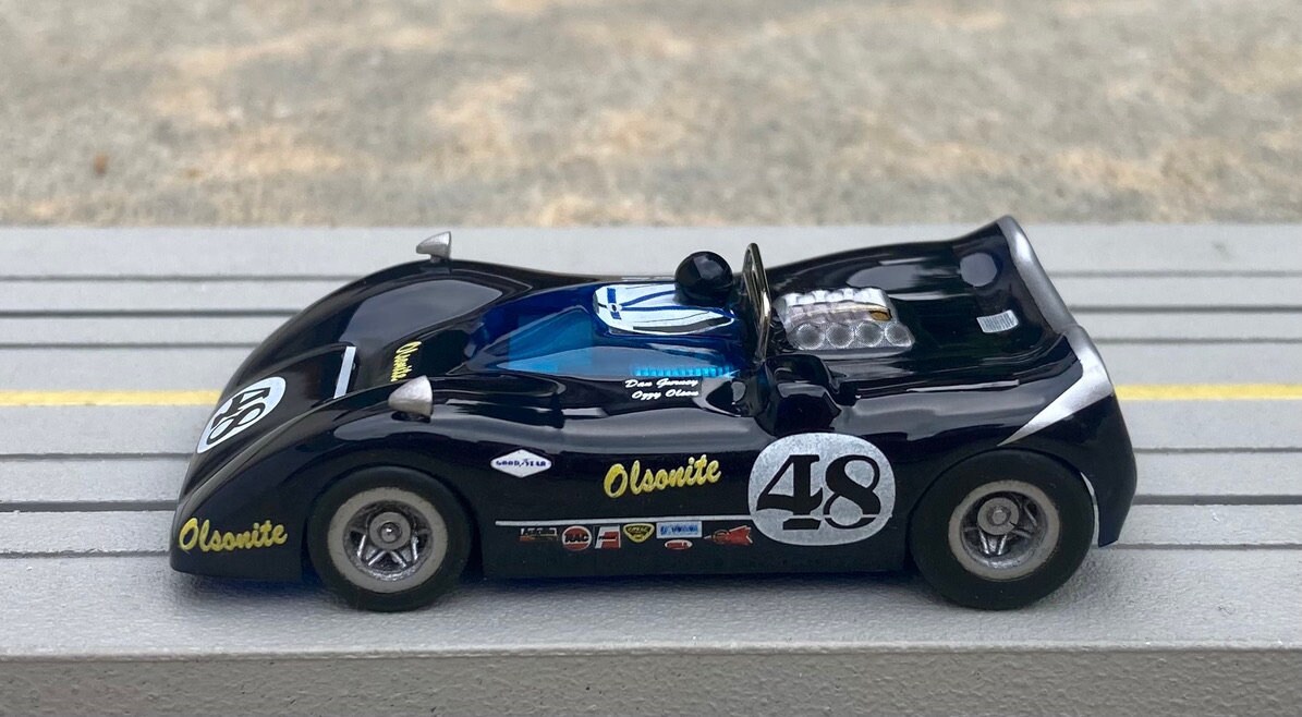 BHR Gurney AAR Lola T160 Custom Slot Car, H0 1/64, Artist Signed ...