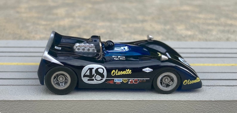 BHR Gurney AAR Lola T160 Custom Slot Car, H0 1/64, Artist Signed - Etsy