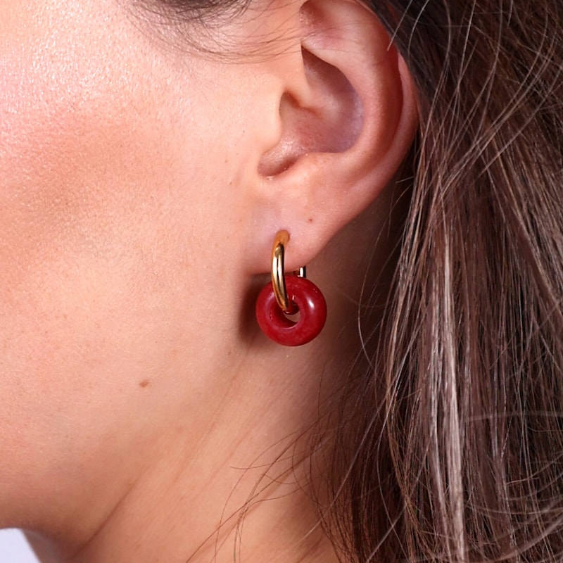 Red Earrings - Etsy