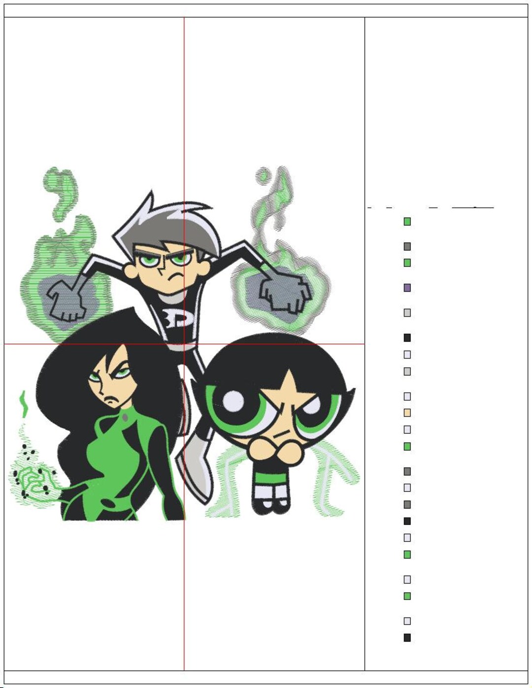 NICKELODEON CHARACTERS EMBROIDERY - Etsy