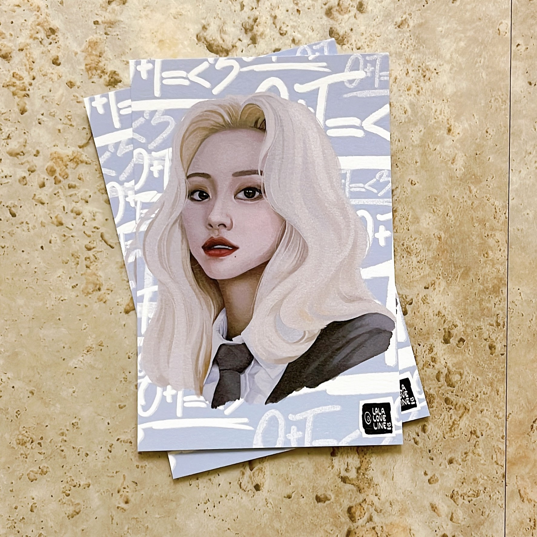 TWICE Chaeyoung scientist Fanart 4x6 Postcard - Etsy