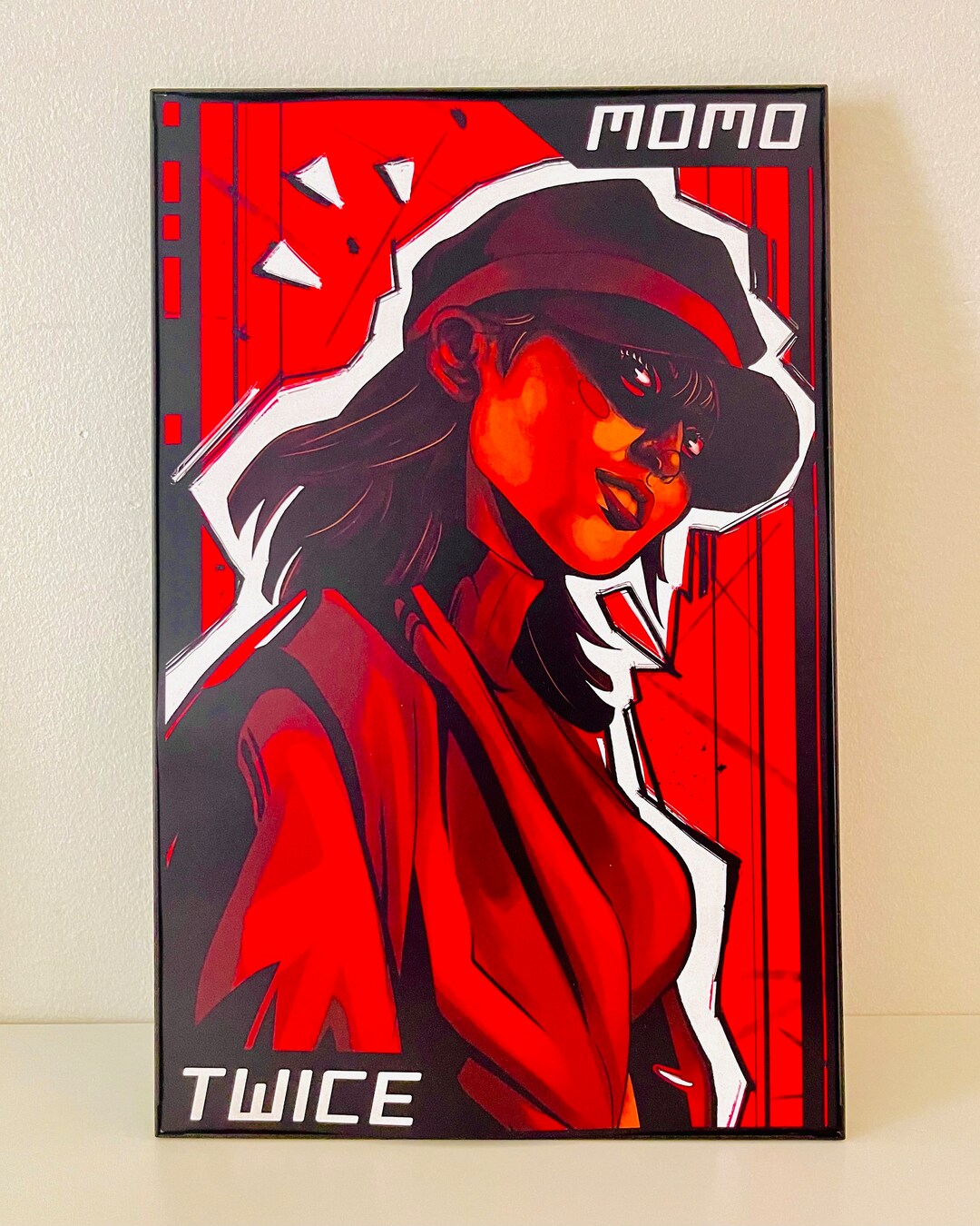 TWICE "momo X Jet Set Radio" - Fanart | A3 Poster Print - Etsy