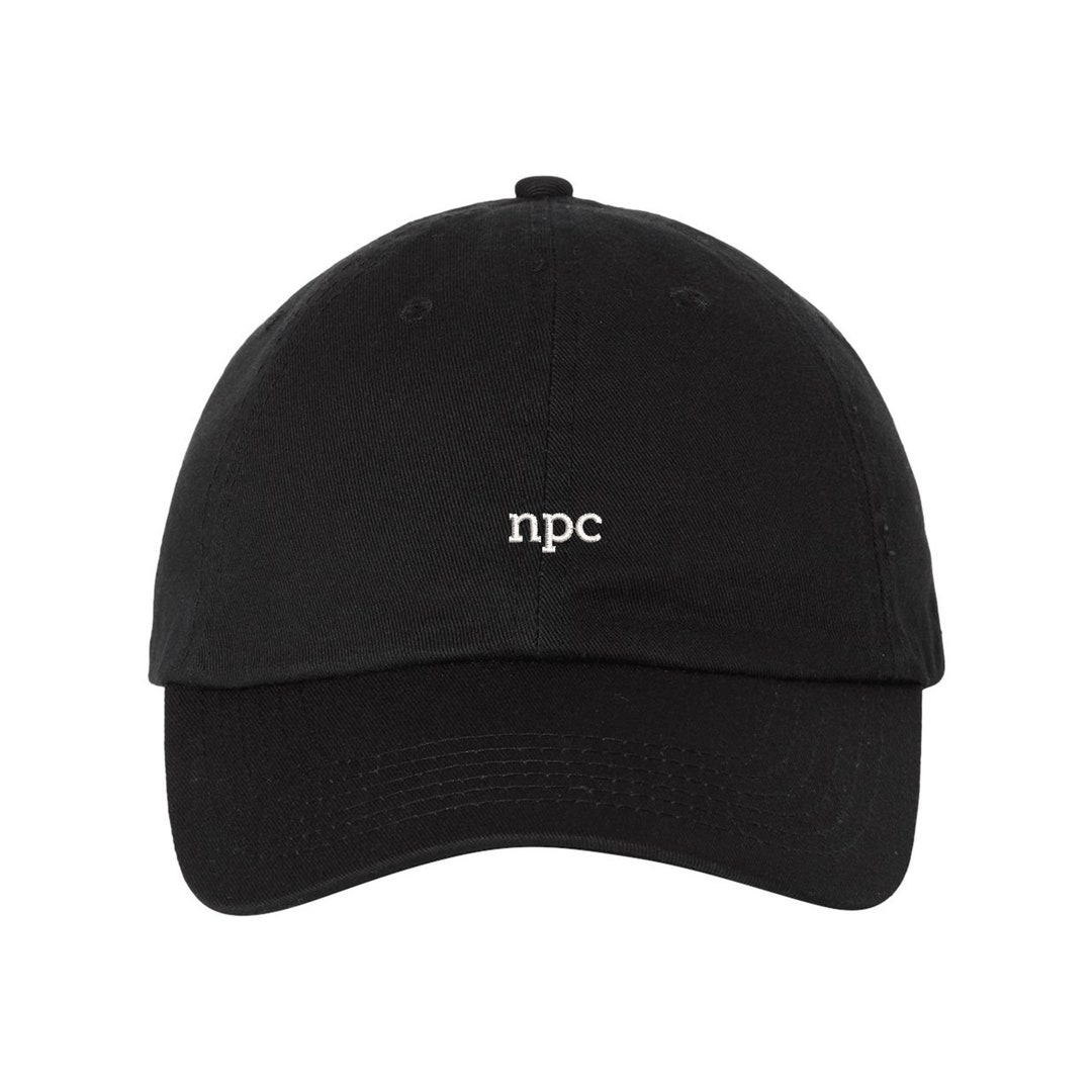 NPC, Non Player Character, Gamer Hat, Adjustable Dad Hat, Embroidered ...