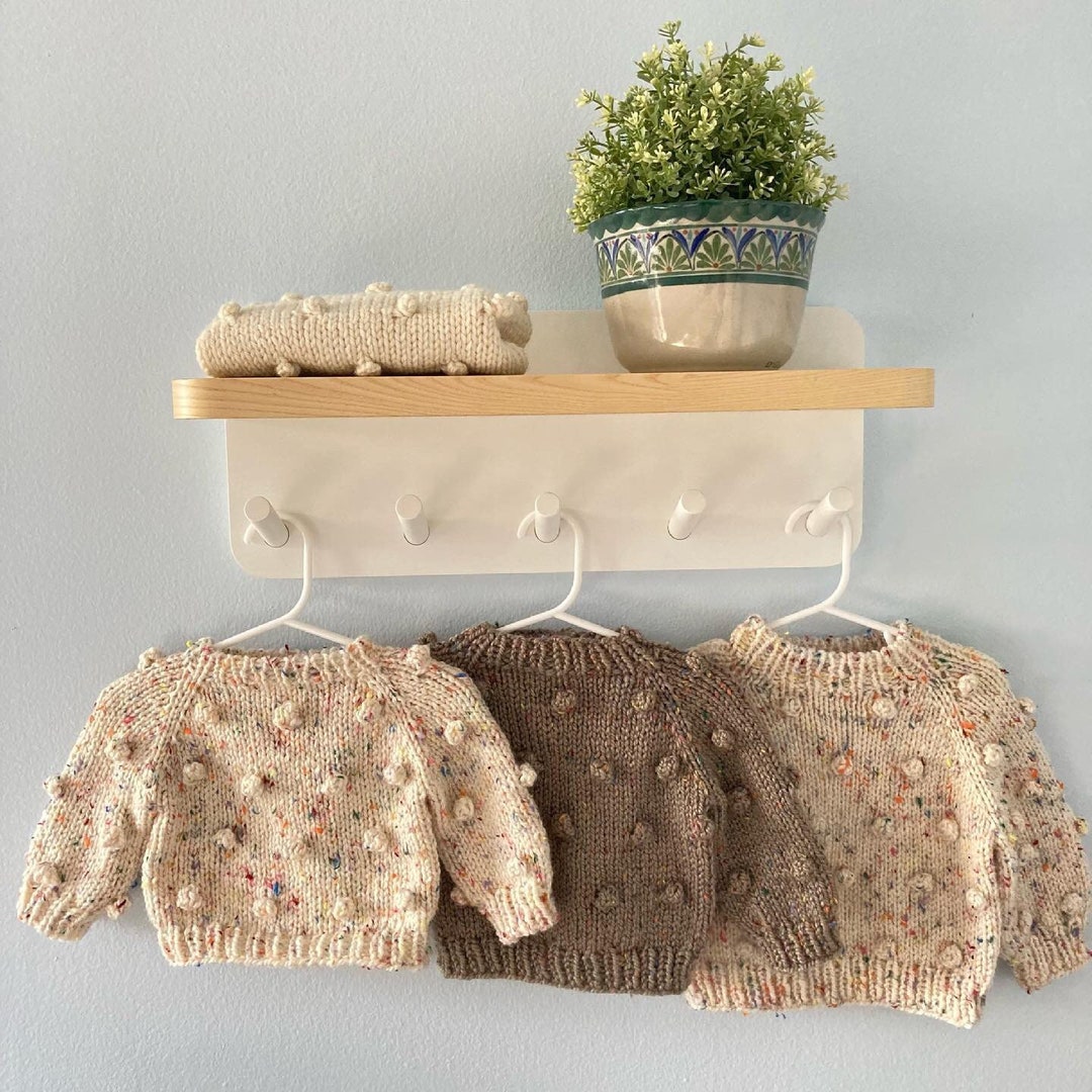 Baby Bobble Sweater Knitting Pattern (PDF) - Etsy