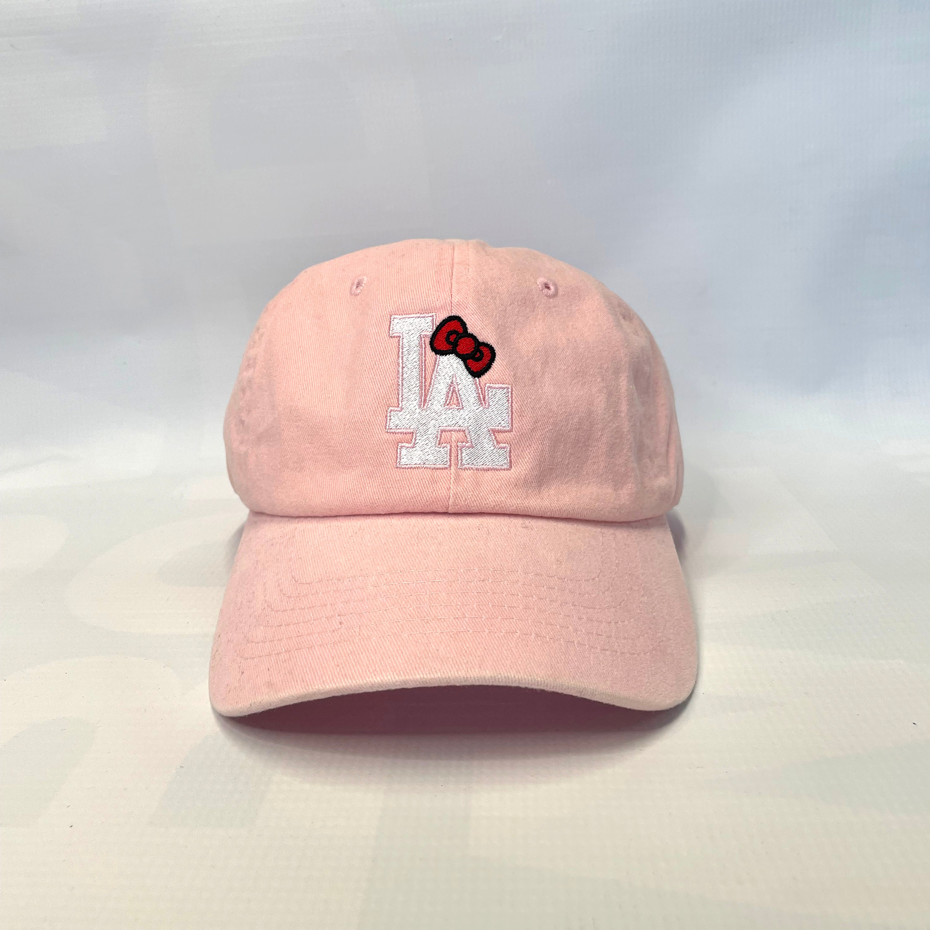 LA Dodgers Hello Kitty Bow Dad Hat Sanrio - Etsy