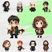 Chibi Wizard Clipart, Magic Wizard Clipart, Wizards Cute Characters ...