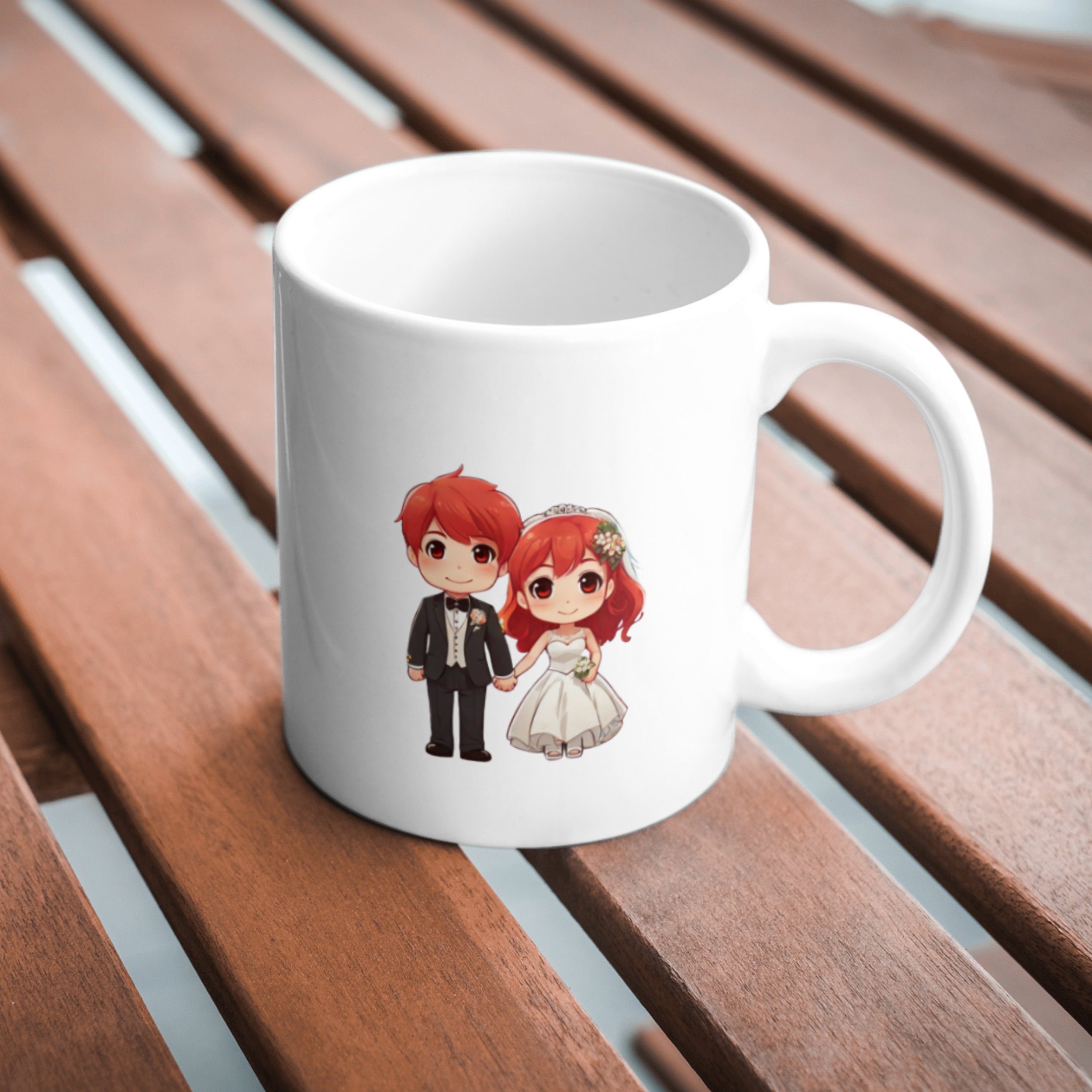Chibi Bride N Groom Clipart, Cute Bride N Groom Characters, Cartoon ...