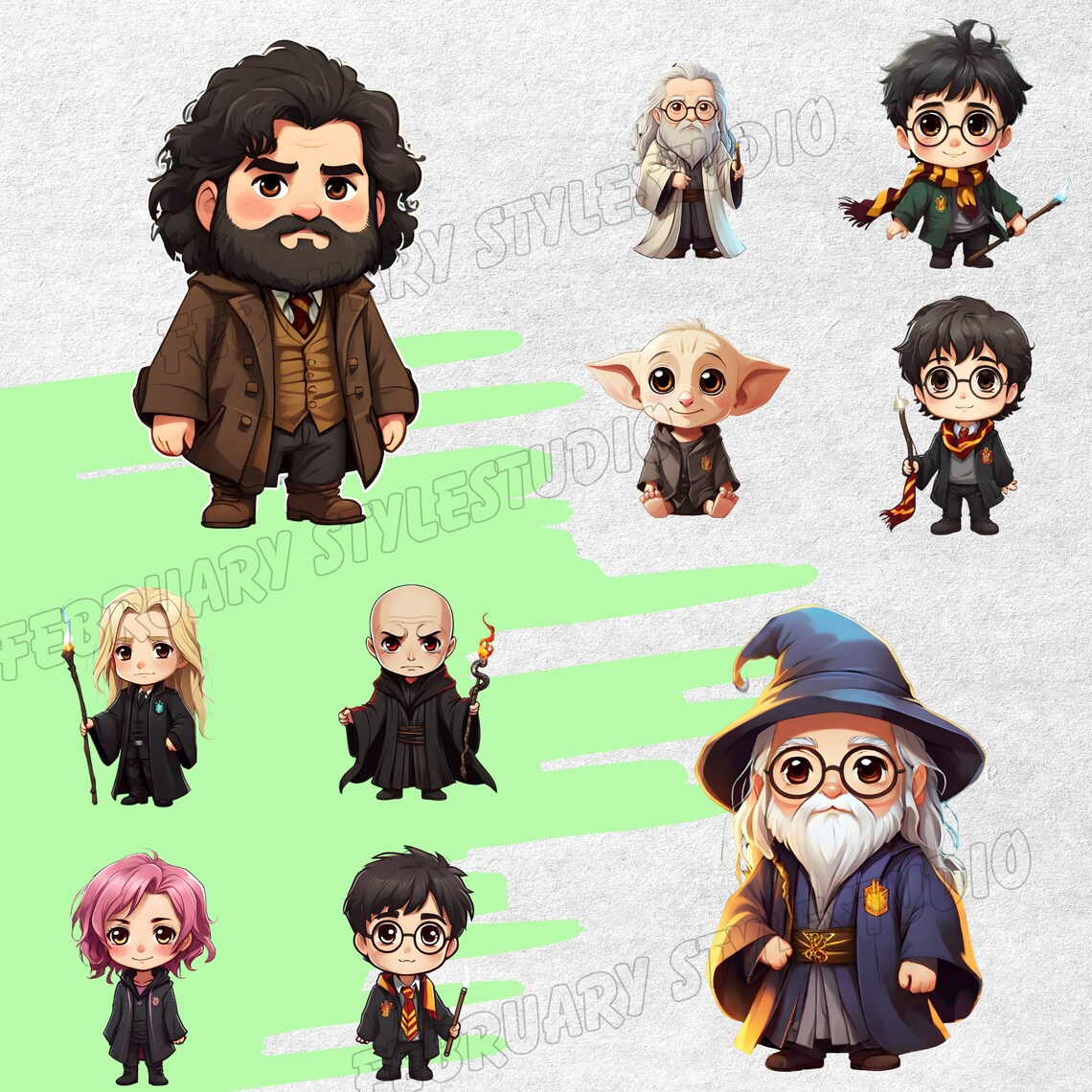 Chibi Wizard Clipart, Magic Wizard Clipart, Wizards Cute Characters ...