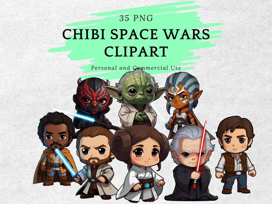 Chibi Space Wars Clipart, Cartoon Space Wars Characters, Baby Space ...