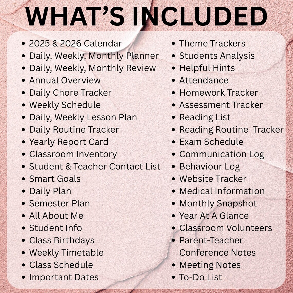 2025 & 2026 Digital Teacher Planner, Canva Editable, Printable Teacher ...
