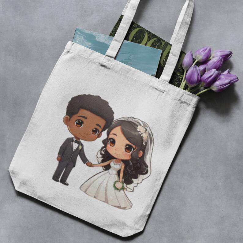 Chibi Bride N Groom Clipart, Cute Bride N Groom Characters, Cartoon ...