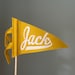 Custom Pennant Flag Personalized Mini Pennant Name Sign Baby Shower ...