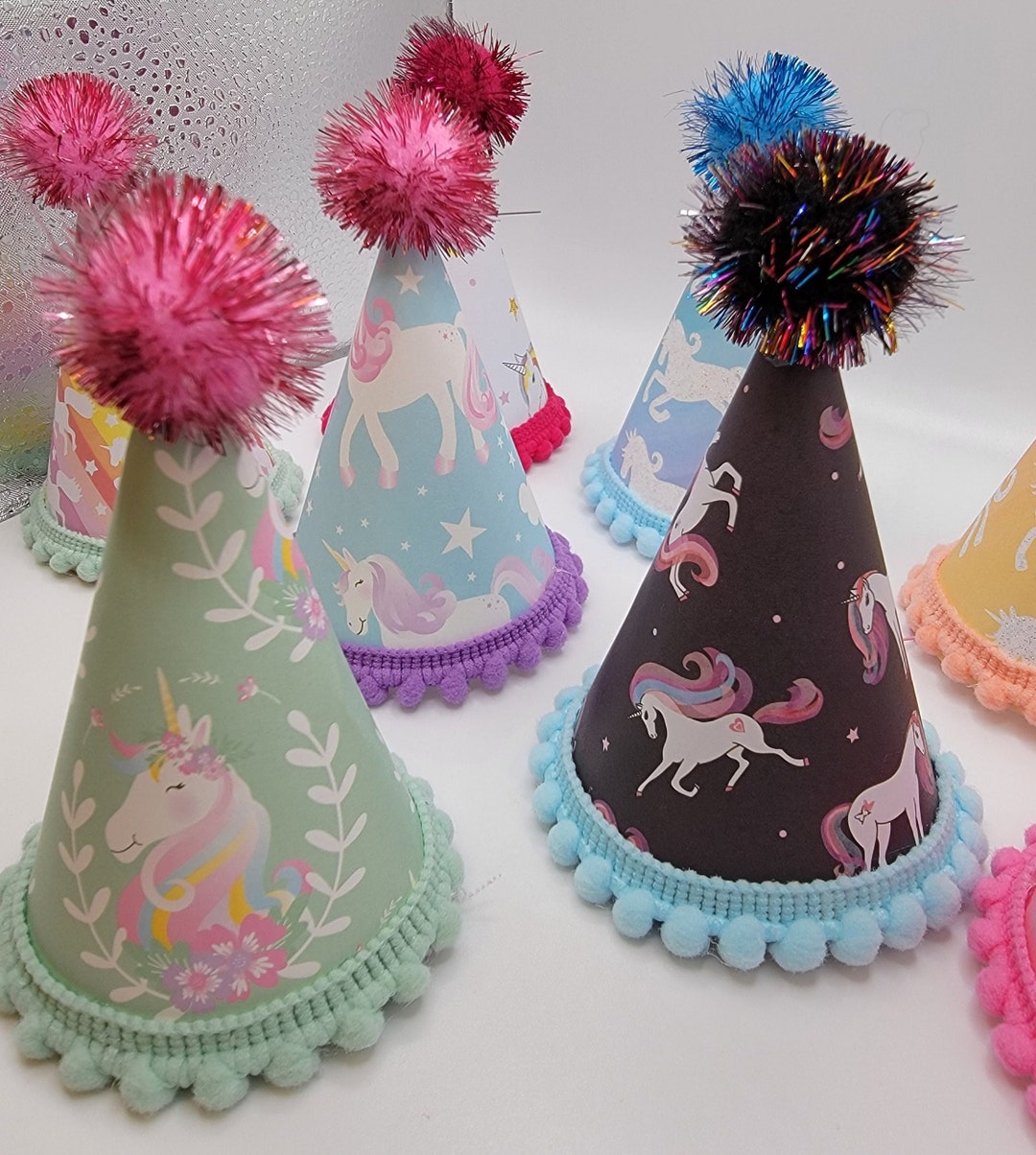 Dog Birthday Party Hat | Birthday Party Hat for Dogs, 4" Tall With Mini ...