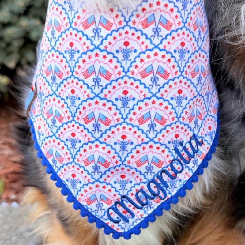Dog Bandana Forth of July - Etsy