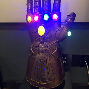 Gauntlet Display Stand Laser Cut From 1/4" Clear Acrylic for Avengers ...