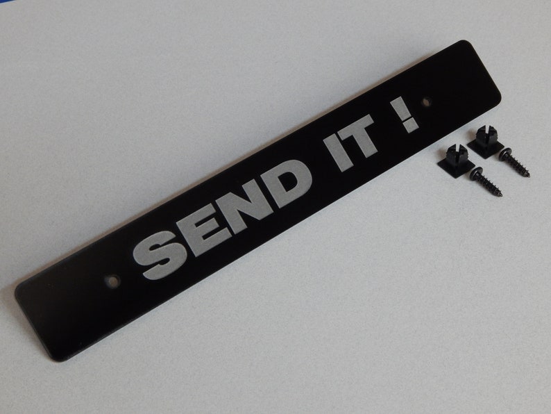 License Plate Deletes Laser Cut and Engraved From Acrylic for - Etsy