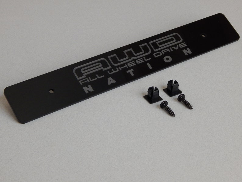 License Plate Deletes Laser Cut and Engraved From Acrylic for | Etsy