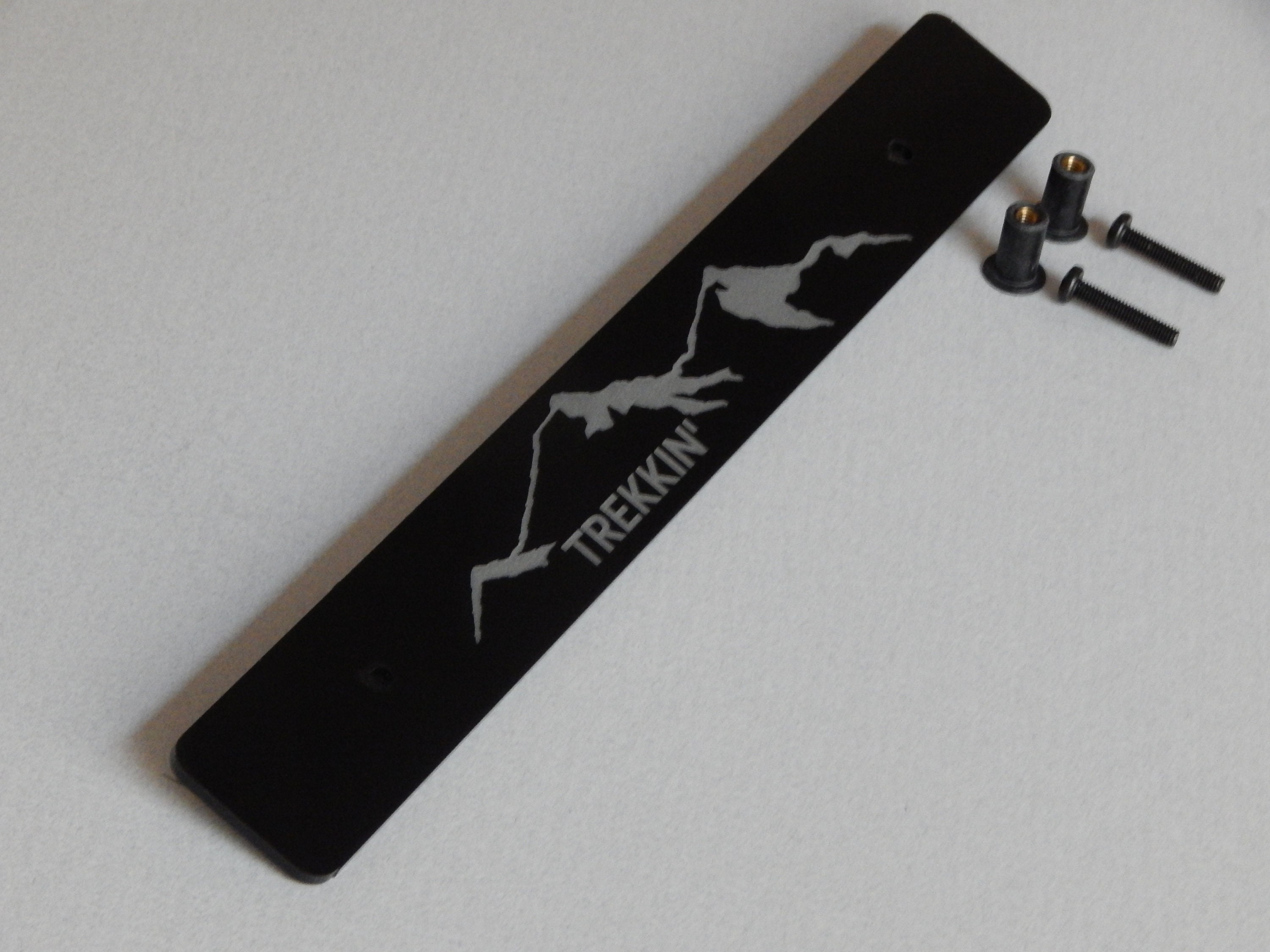 Subaru Crosstrek License Plate Delete: Laser Cut Acrylic Mountains - Etsy