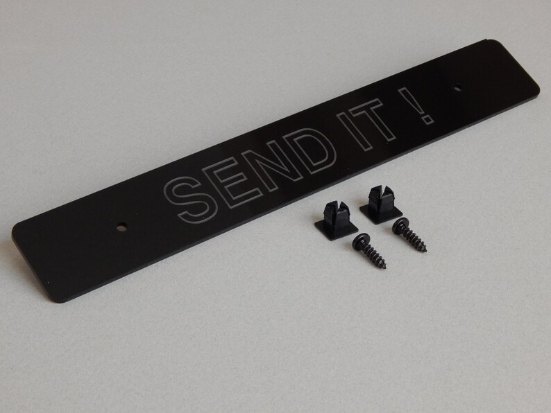 License Plate Deletes Laser Cut and Engraved From Acrylic for | Etsy