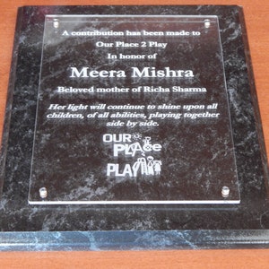 Custom Text Trophy Award Recognition Plaque Cherry or Marble Finish - Etsy