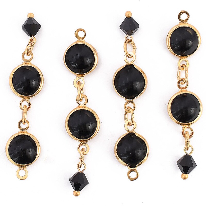 Bezel Set Beads - Etsy