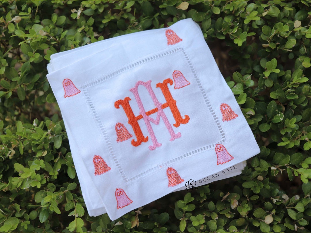 Halloween Home Decor, Embroidered Ghost Fall Decorations, Ghost Bar ...