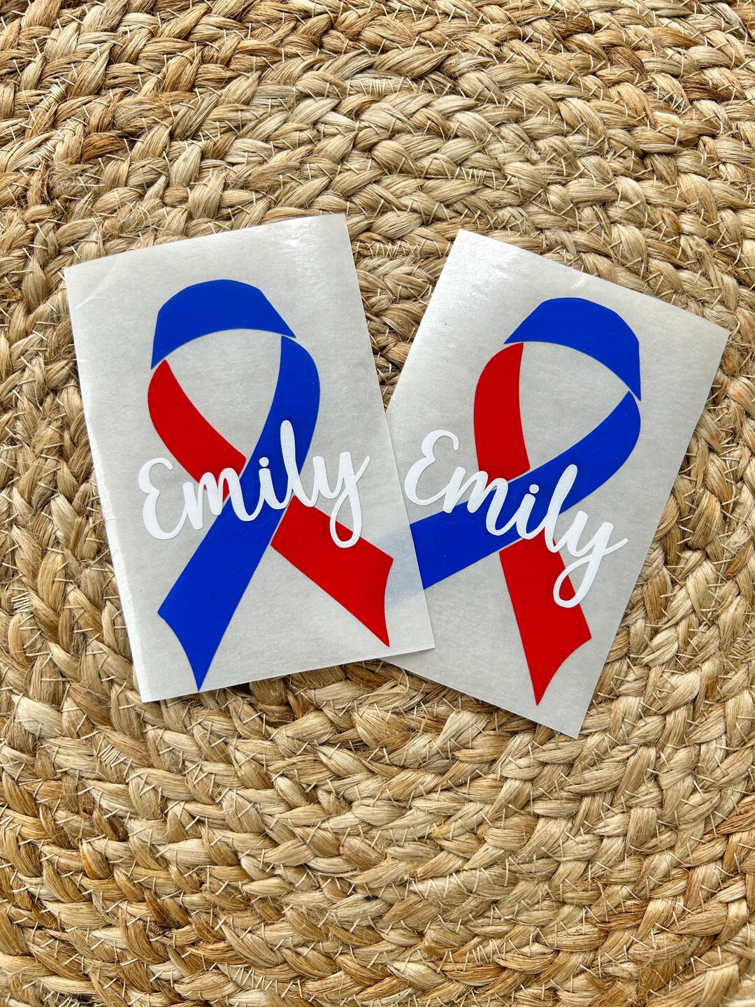 CHD Awareness Ribbon Decal Congenital Heart Defect Decal Personalized ...