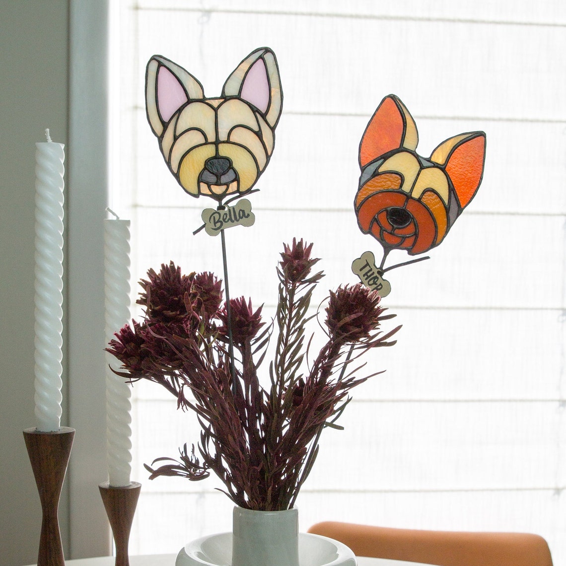 Stained Glass Pattern | Yorkie | Yorkshire Terrier | DIGITAL DOWNLOAD ...