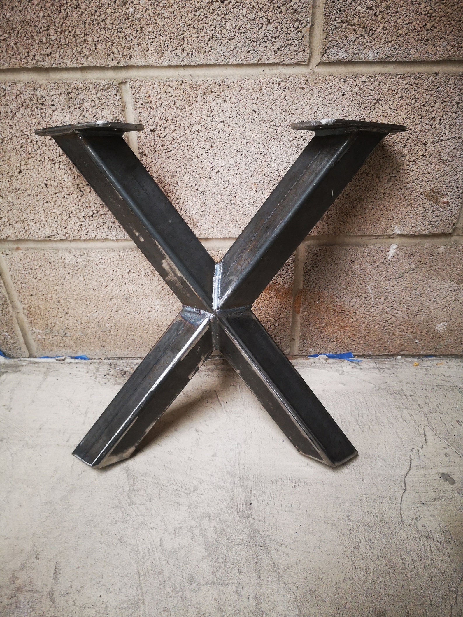 Metal Table Legs / Dining Table Legs / Bench Legs X Cross | Etsy UK