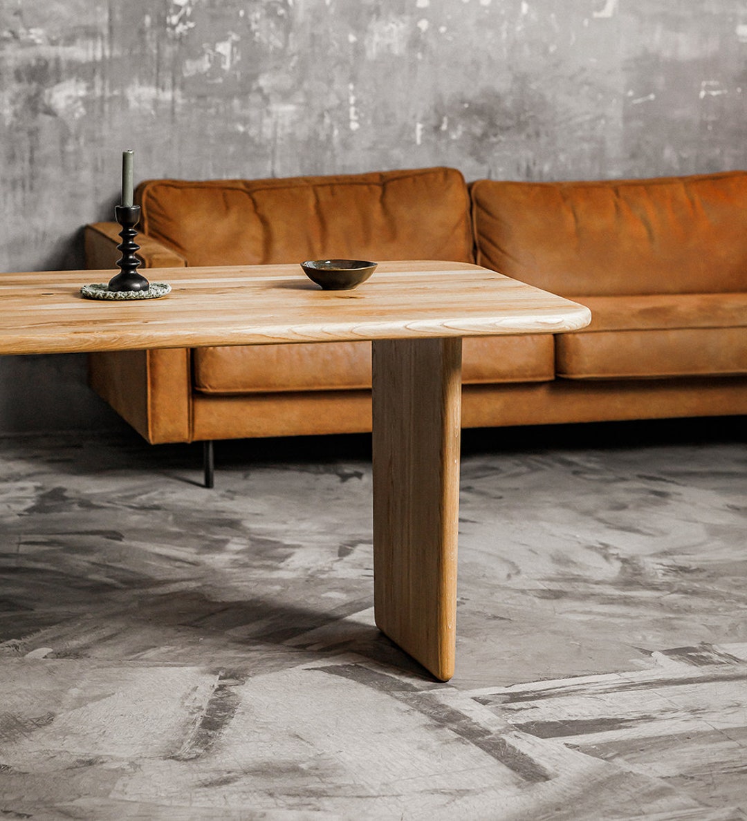 Ostrobor: Organic Modern Oak Dining Table - Etsy