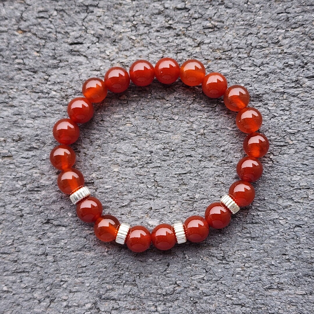 Blood Cancers and Disorders Awareness Bracelet Red Carnelian - Etsy