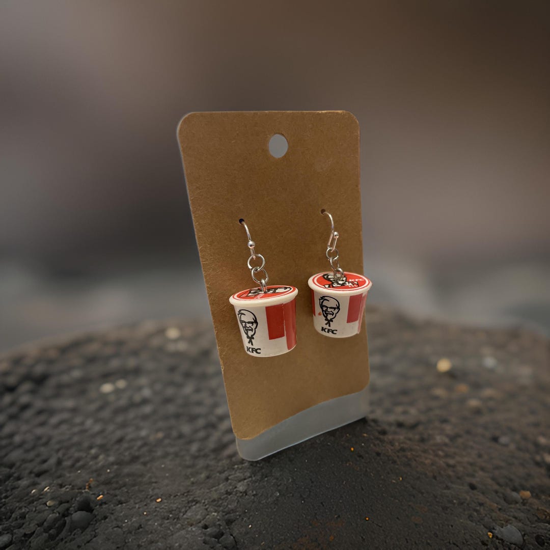 KFC Bucket Earrings - Etsy
