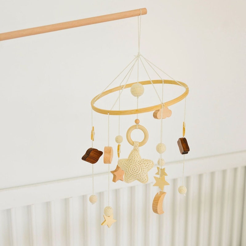 Wooden Baby Mobile - Etsy